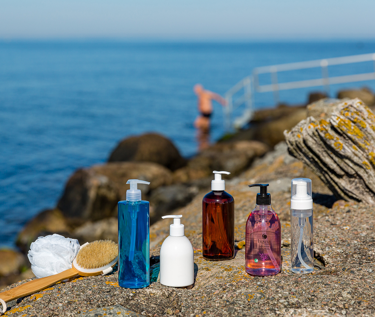 Plastflaska oval 1 L till handsprit BOS.1000 | Tara Pac AB